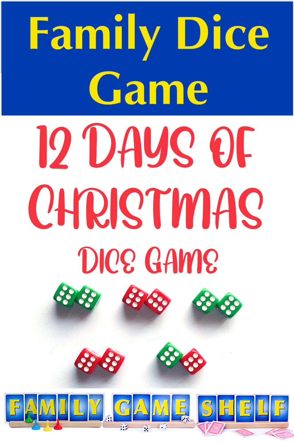 12 Days of Christmas Dice Game