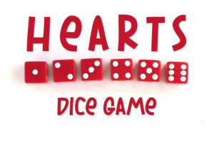 Hearts Dice Game How to Play - Family Game Shelf