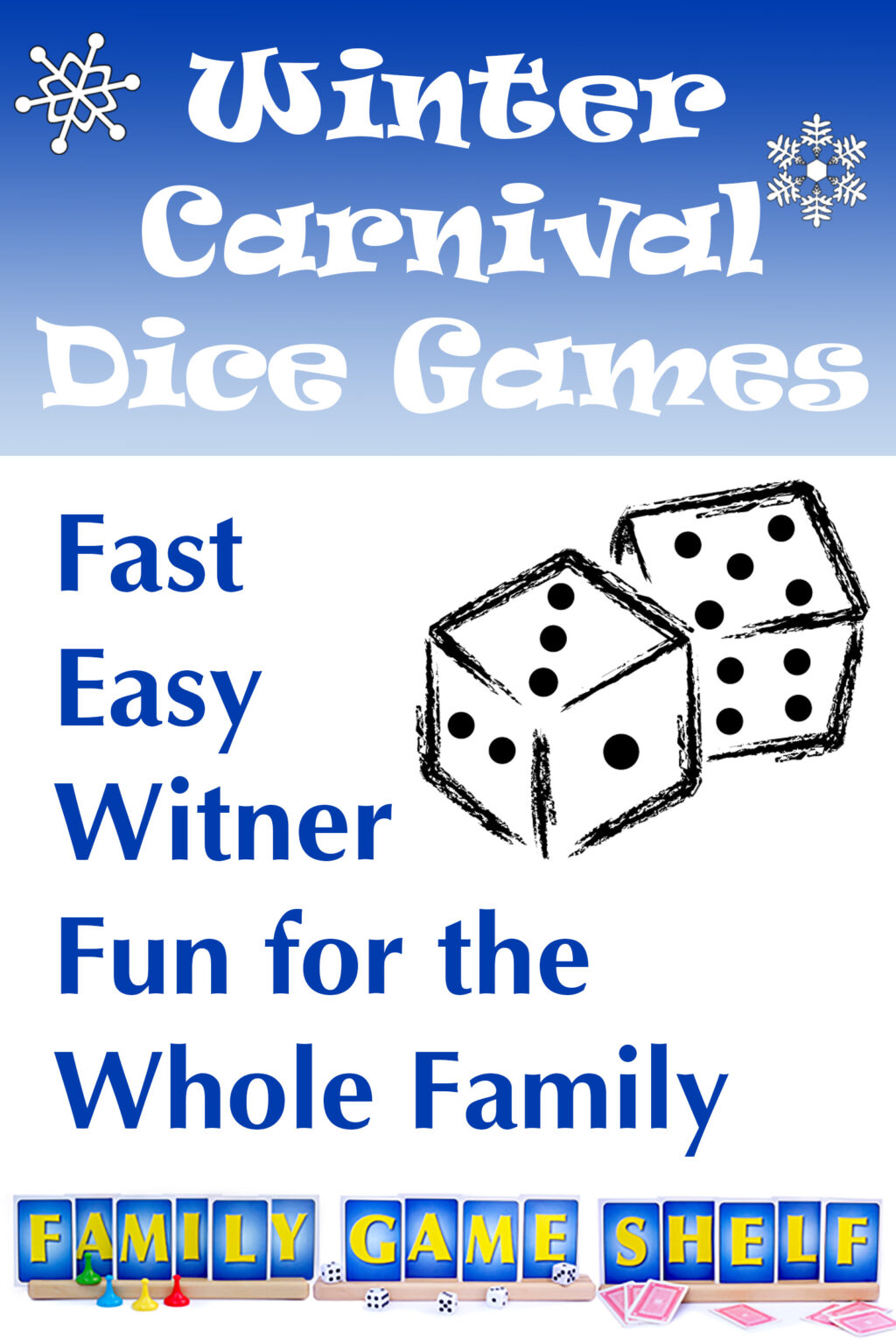 Winter Carnival Dice Game 9 Games to play - Family Game Shelf