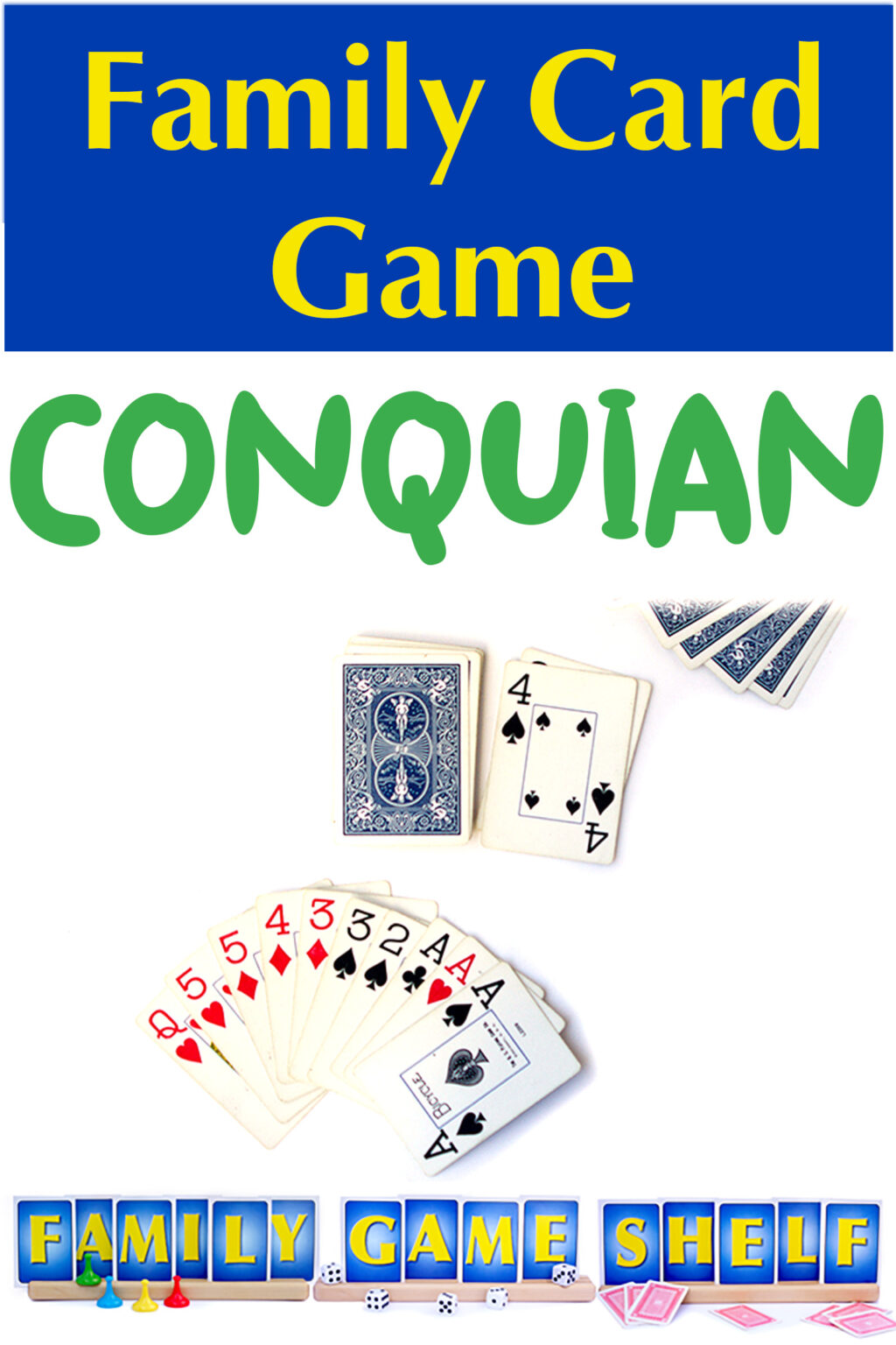 Conquian Card Game Family Game Shelf