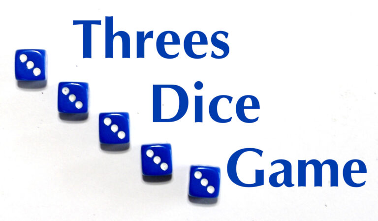 Threes Dice Game - Family Game Shelf